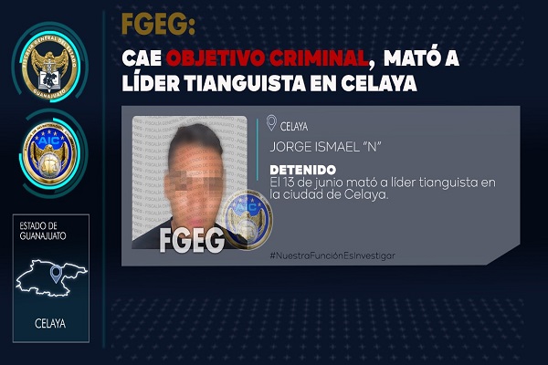#ANGTO | #FGEGto logró la captura de Jorge Ismael “N”, quien a sangre ...